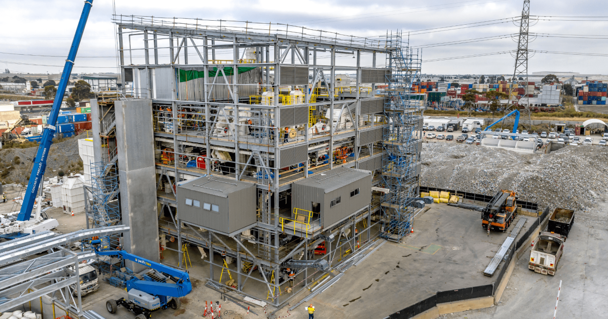 Laverton Glass Beneficiation Plant Visy
